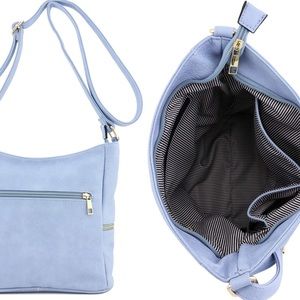 Bags | Periwinklepastelbaby Blue Tassel Crossbody Bag | Poshmark